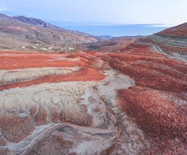Hike the Candy Cane mountains | Azerbaijan Travel