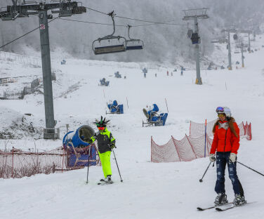 Skiing at Tufandag Mountain Resort