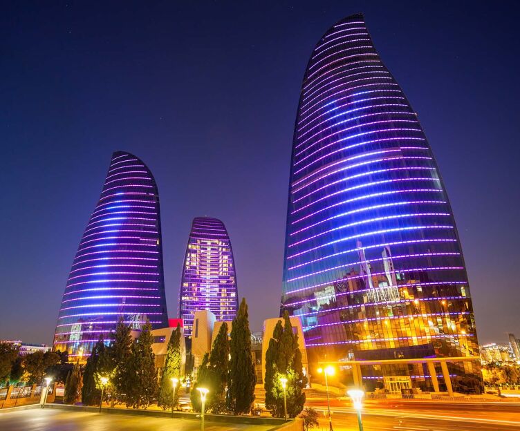 Snap a photo of the Flame Towers | Azerbaijan.Travel